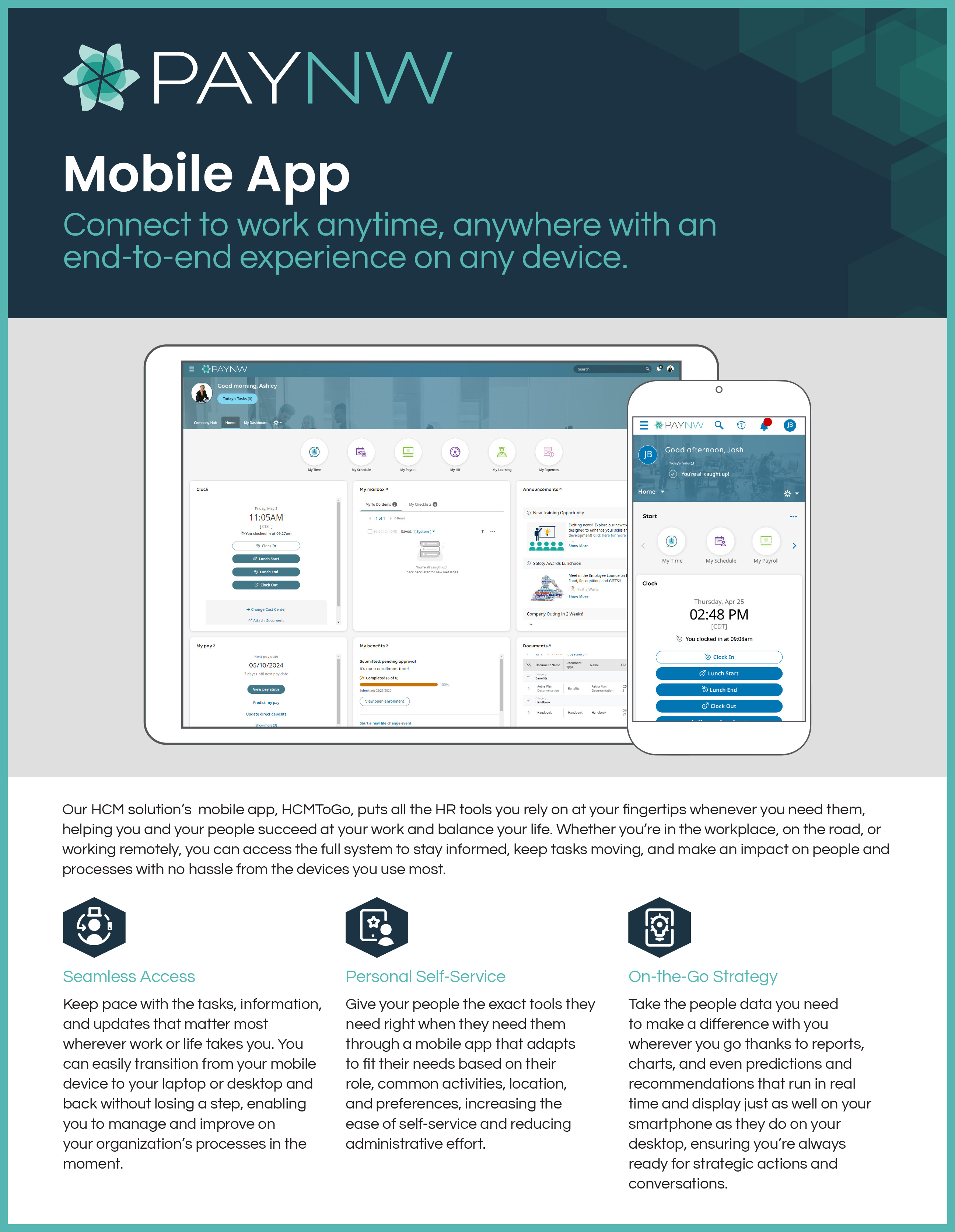 HCM Mobile App Solution Guide | PayNW